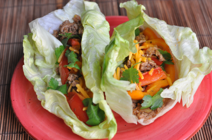 Turkey Lettuce Wrap Tacos - Nutritious Eats