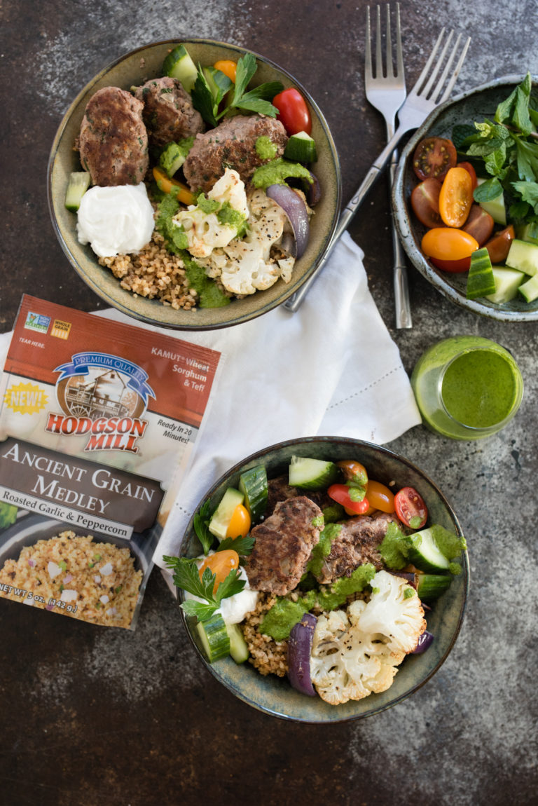 Beef and Grain Kofta Bowl